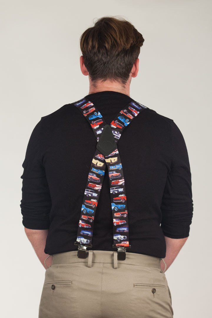 Classic Car Suspenders, Car Suspenders, Novelty Suspenders | SuspenderStore
