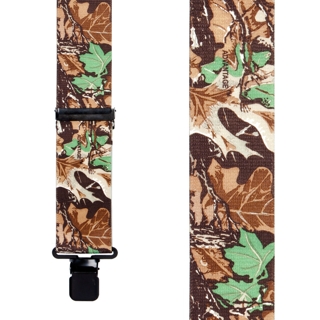 Camouflage Suspenders, Outdoor Suspenders - WOODLAND | SuspenderStore