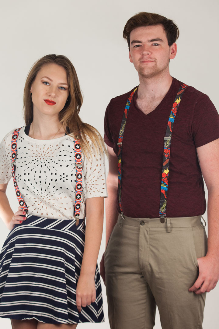 Comic Book Superhero Suspenders for Children & Adults - SuspenderStore