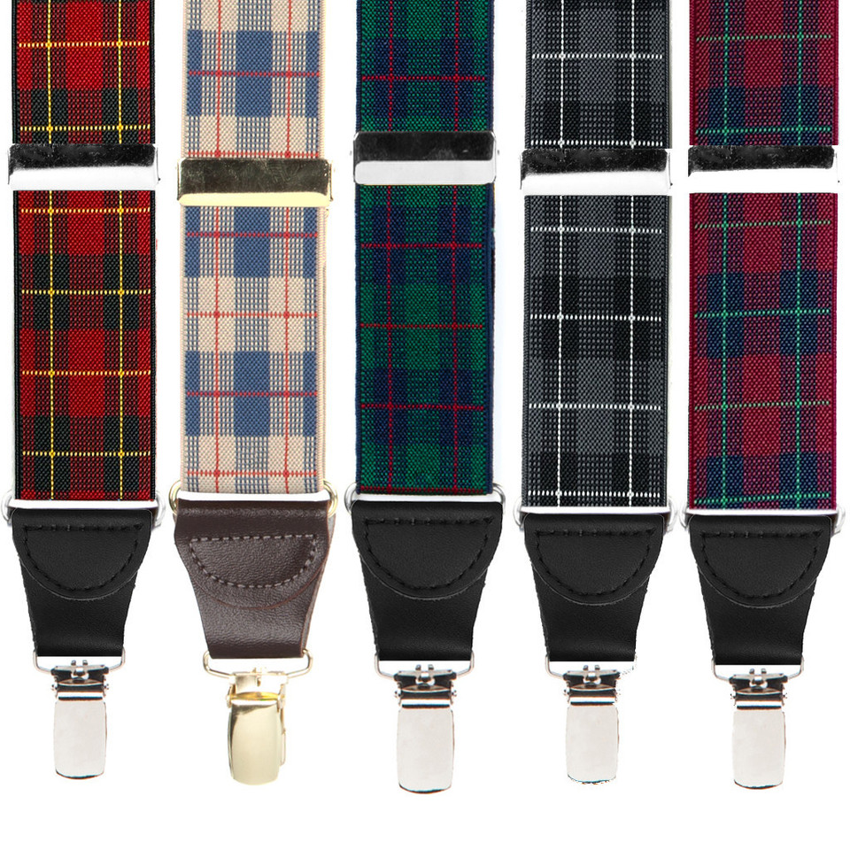 Pin Clip Suspenders for Men and Women