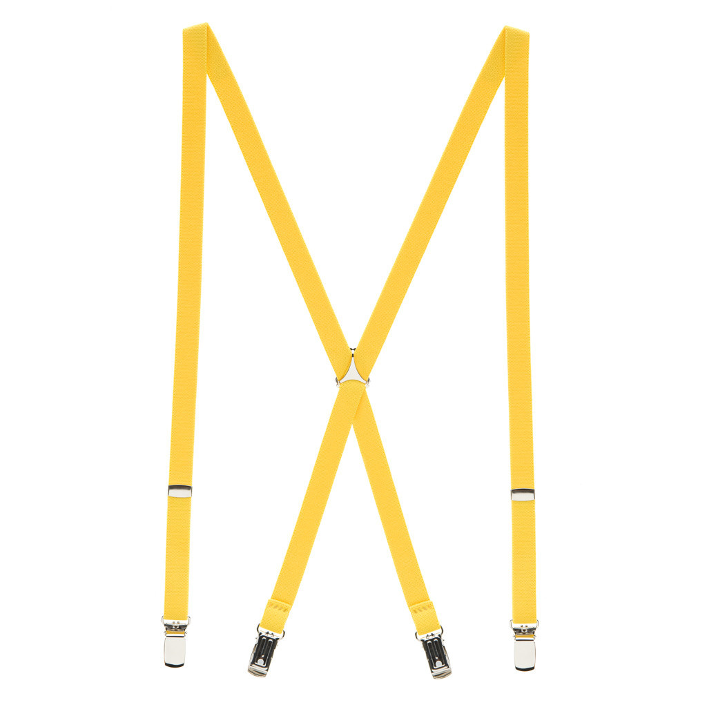 YELLOW Skinny Suspenders | SuspenderStore