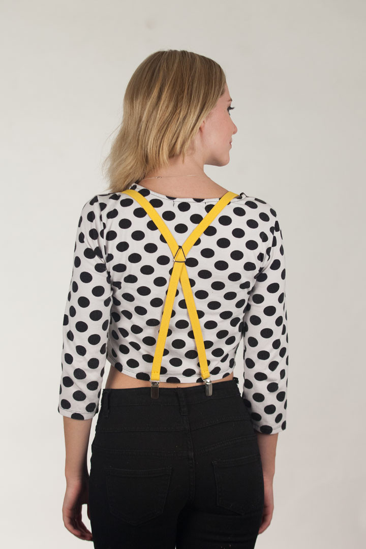 YELLOW Skinny Suspenders | SuspenderStore