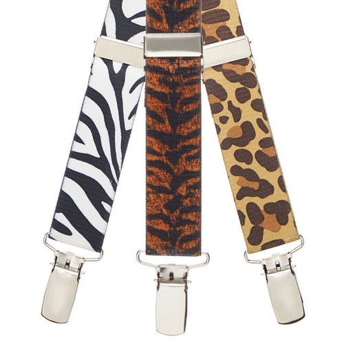 Animal Print Suspenders, 1-inch Wide | SuspenderStore