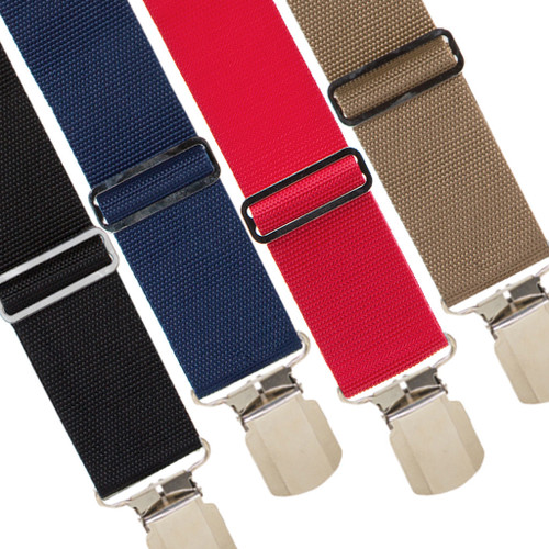 Big & Tall Heavy Duty Work Suspenders - PIN CLIP | SuspenderStore