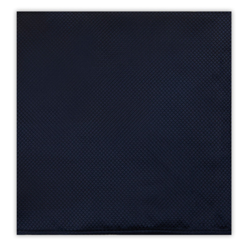 Woven Subtle Mini Squares Hanky Pocket Square Handkerchief - Navy Blue ...