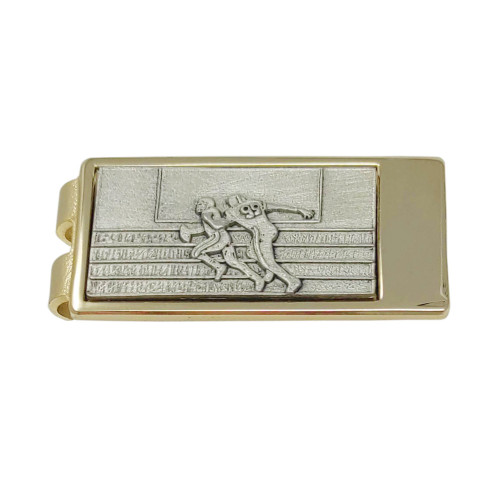 American Football Scene Money Clip - Gold Silver - Suspender Store