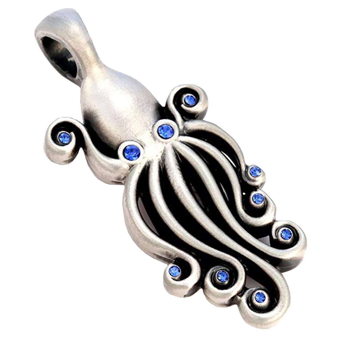 Bico Pacific Jewelry Pewter Pendant OCTOPUS Tribal Surf Wear CR51BLU ...