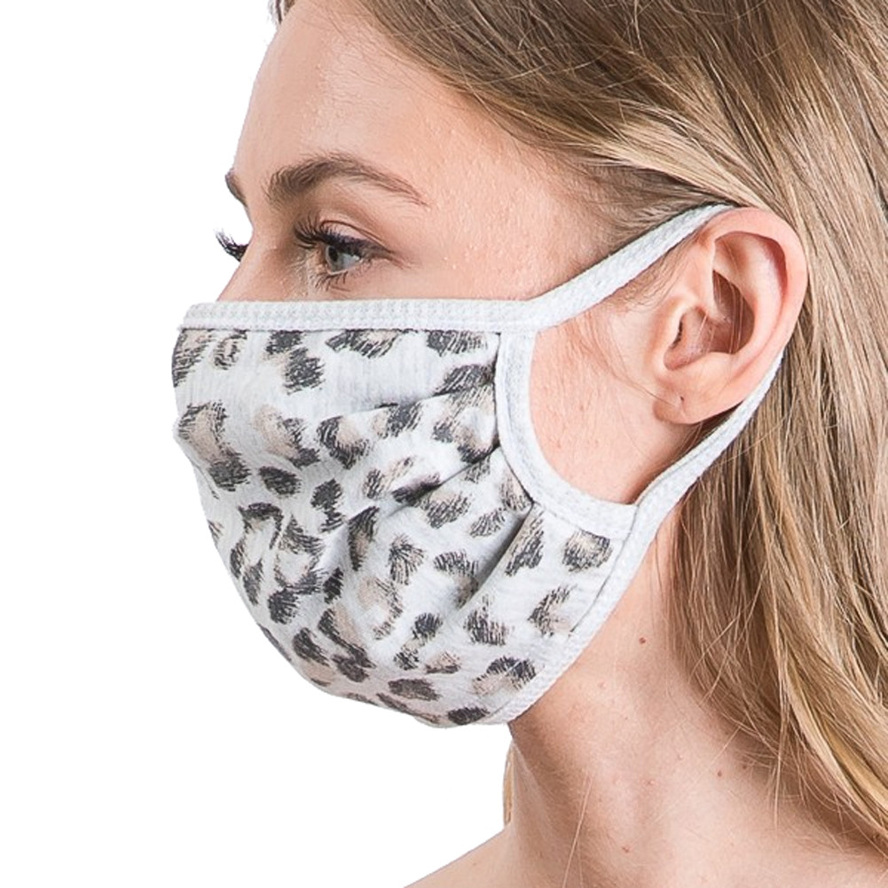 LEOPARD PRINT REUSABLE FACE MASK | PURPLE LEOPARD BOUTIQUE