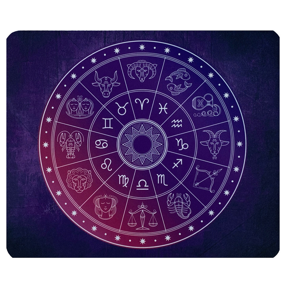 ZODIAC SIGNS CHART MOUSE PAD MAT | PURPLE LEOPARD BOUTIQUE
