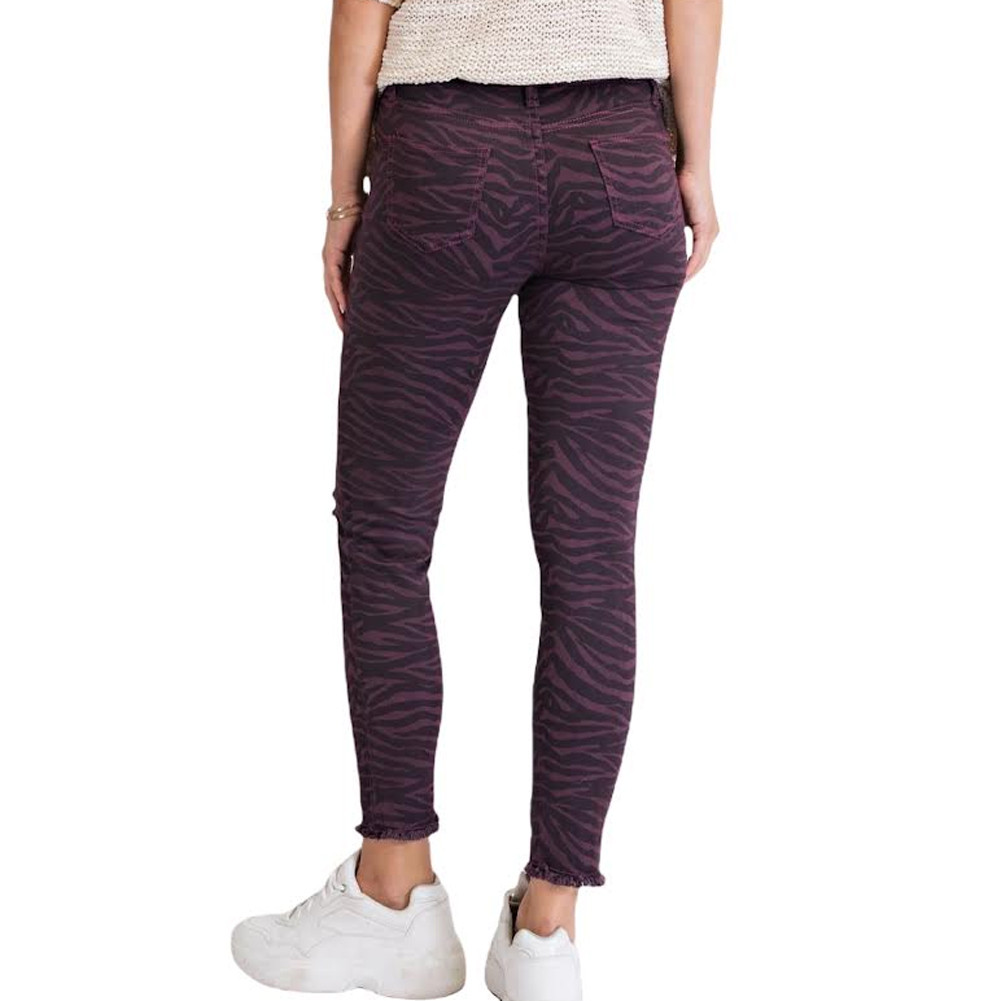 ZEBRA ANIMAL PRINT SKINNY JEANS | PURPLE LEOPARD BOUTIQUE