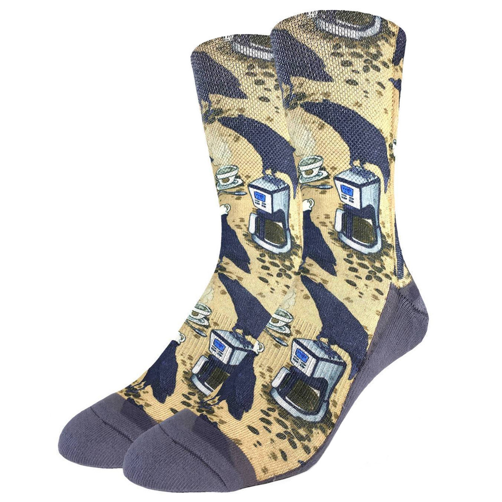 MEN'S CROW TROUSER CREW SOCKS | PURPLE LEOPARD BOUTIQUE