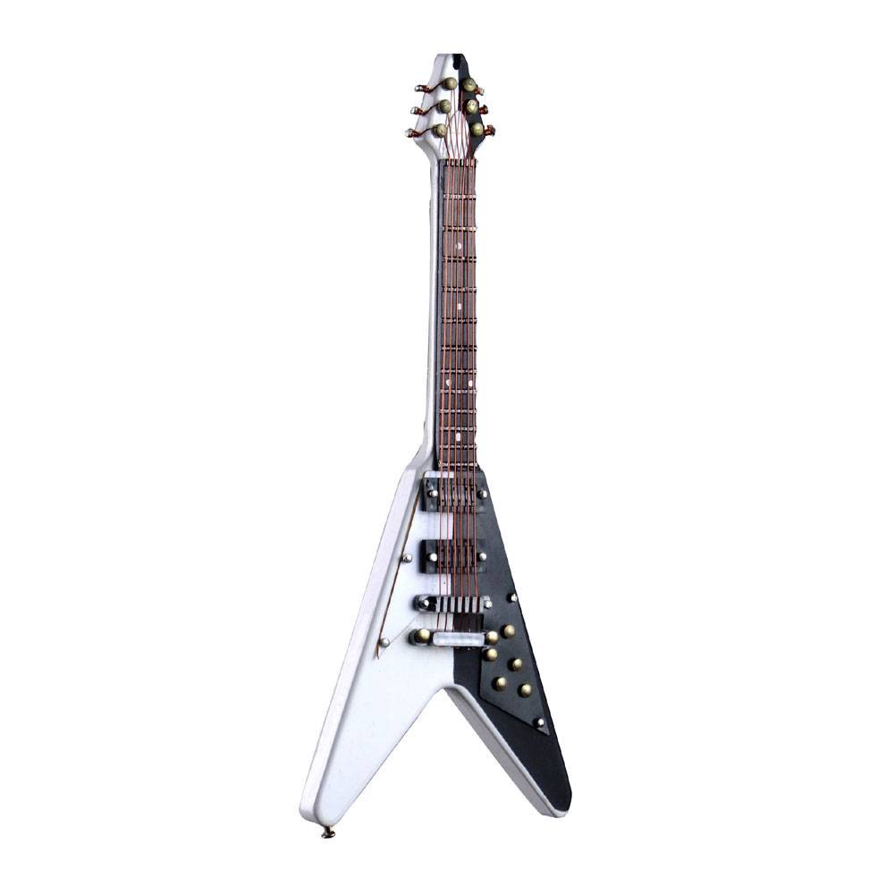 Flying V Guitar Musical Stringed Instrument Christmas Ornament ...