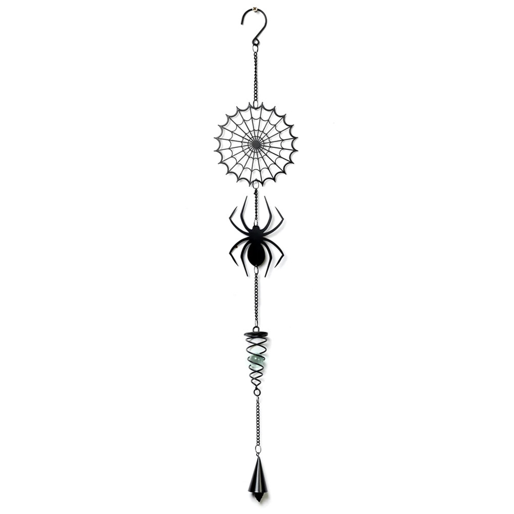 BLACK WIDOW SPIDER WIND SPIRAL | PURPLE LEOPARD BOUTIQUE