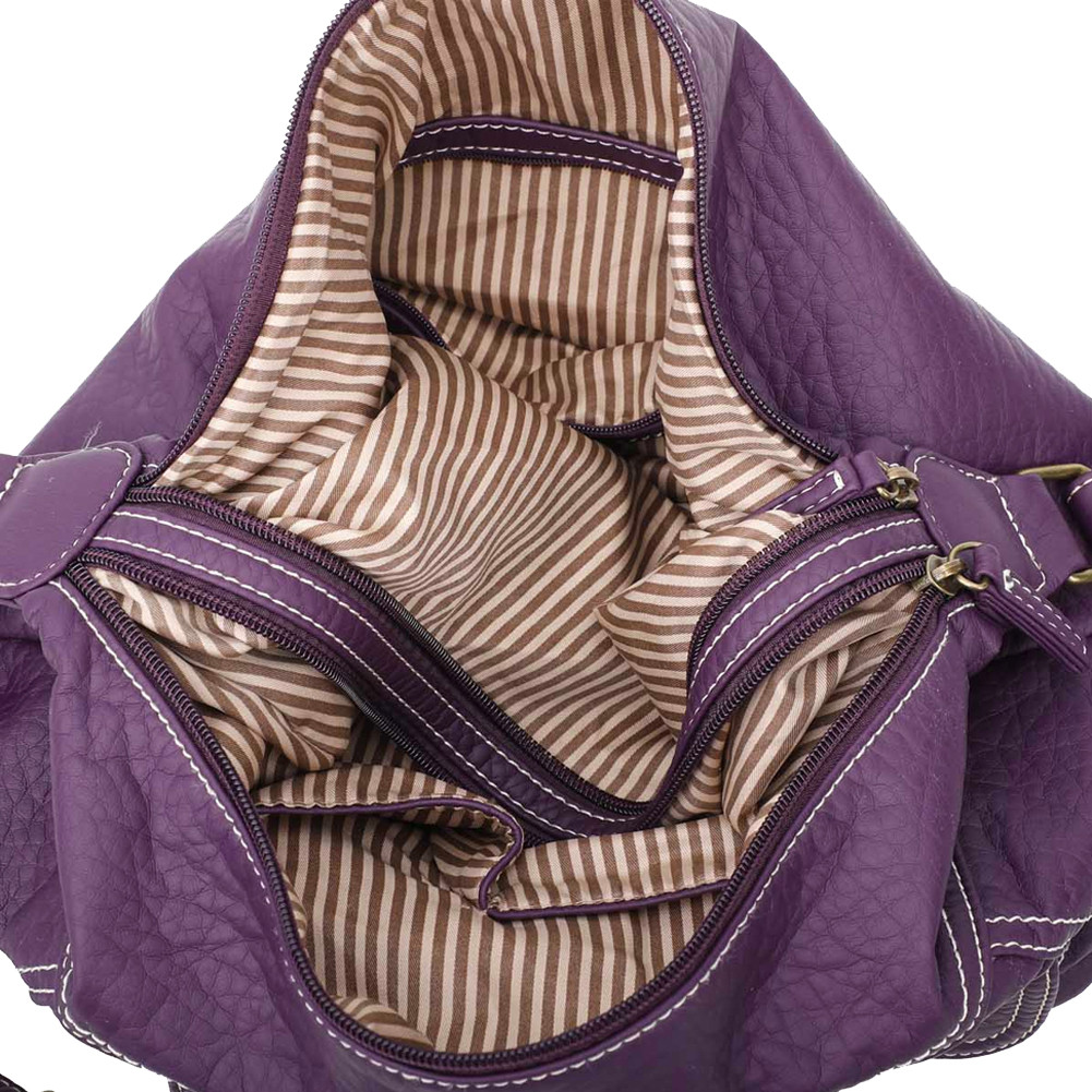 PURPLE CROSSBODY BAG PURSE | PURPLE LEOPARD BOUTIQUE