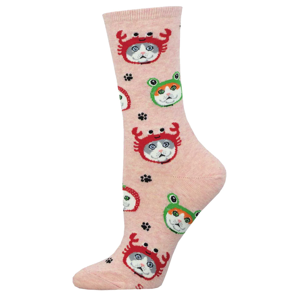 BOOP KITTY CATS WOMEN'S SOCKS | PURPLE LEOPARD BOUTIQUE