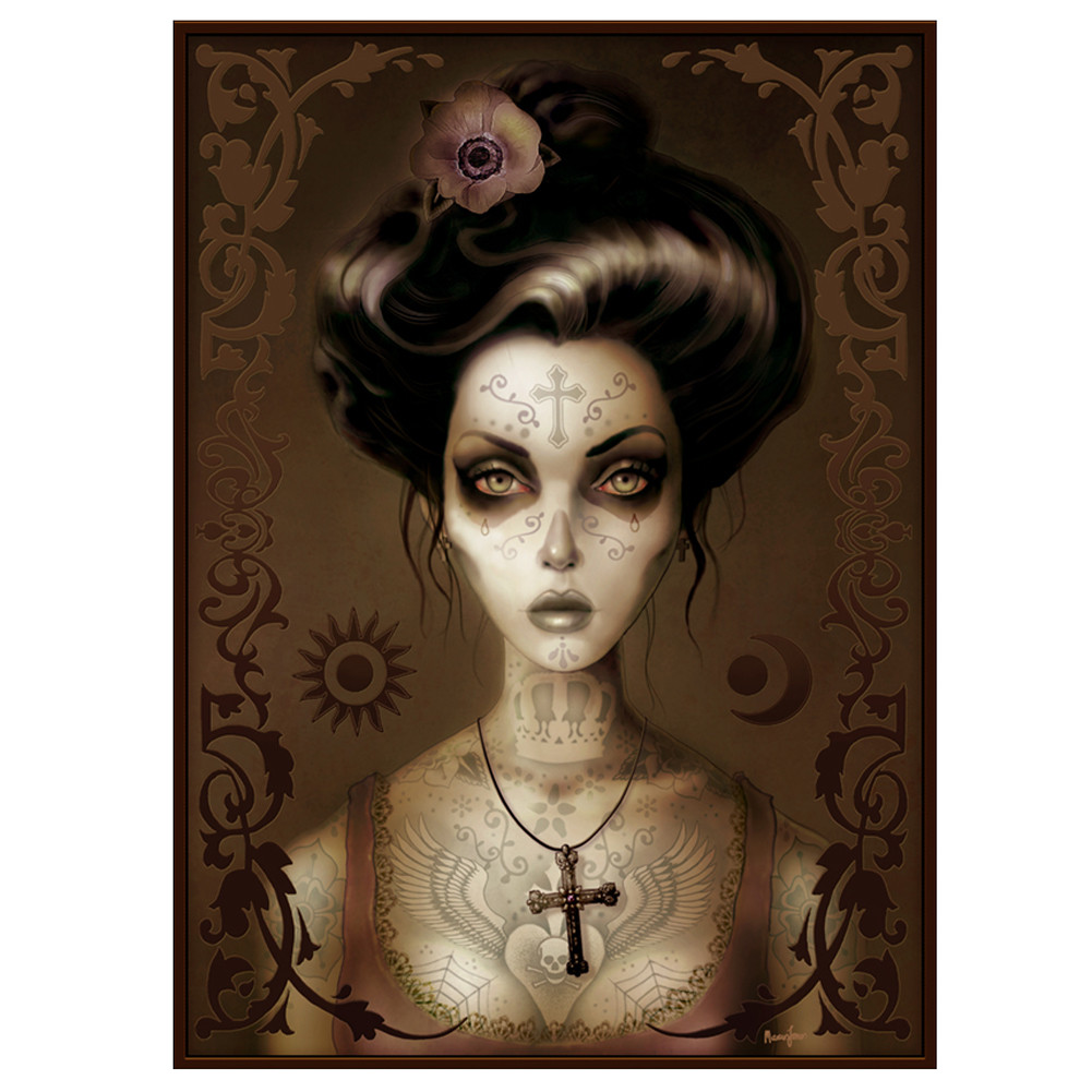 MARIA BROWN MARCUS JONES CANVAS | PURPLE LEOPARD BOUTIQUE
