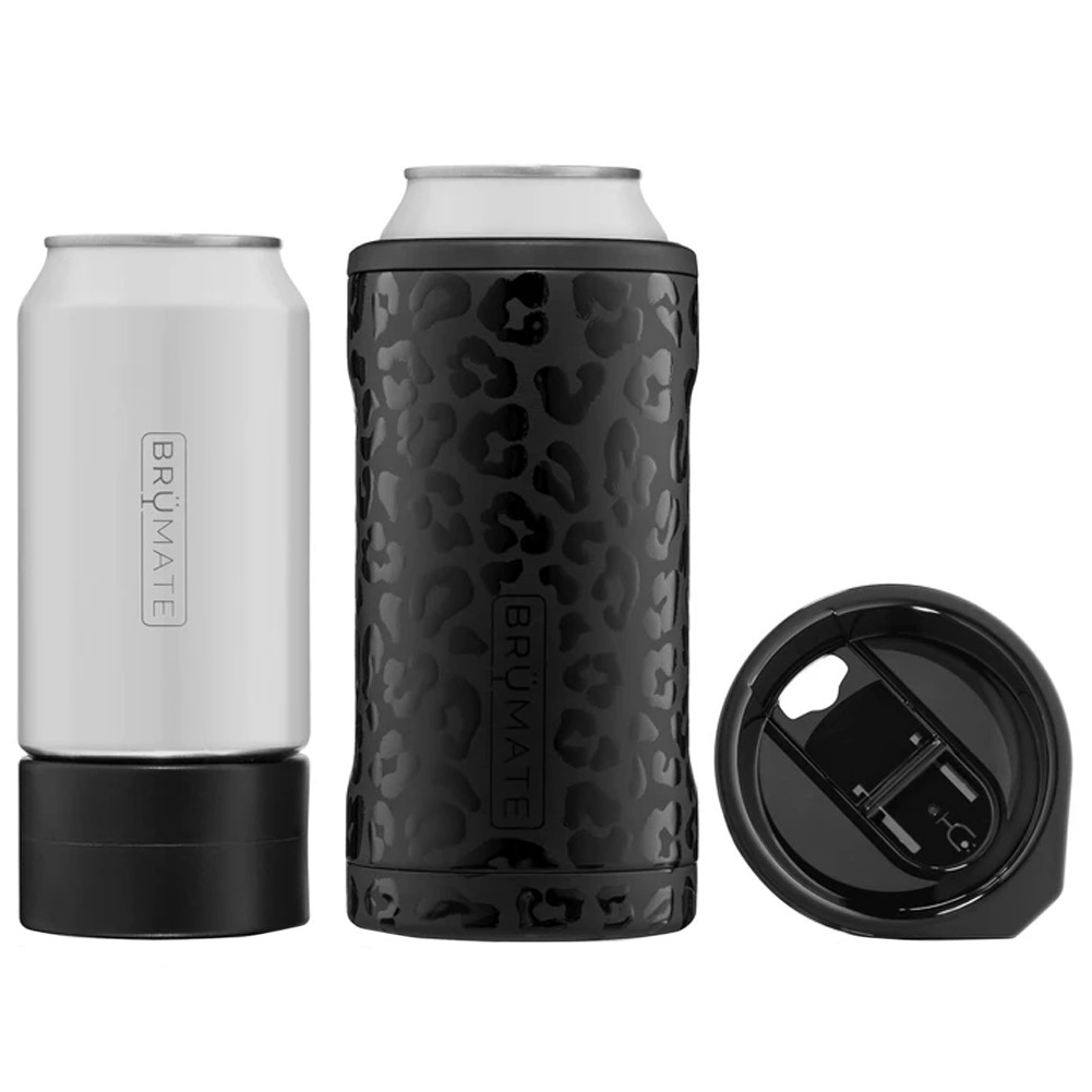 BRUMATE ONYX LEOPARD CAN COOLER | PURPLE LEOPARD BOUTIQUE