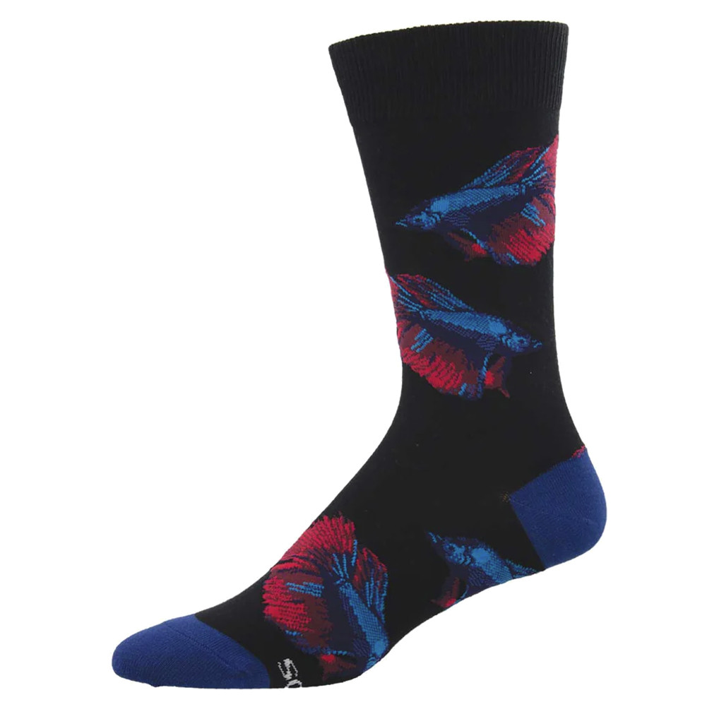 Men's Crew Socks Fighter Jet Airplanes - Purple Leopard Boutique