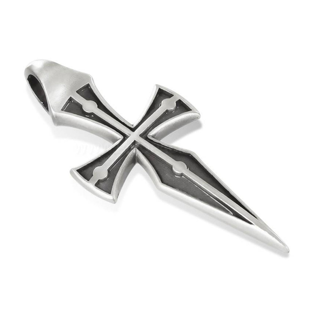 BICO Australia Jewelry Pewter Croix Templar Cross Pendant Chivalry & Virtue