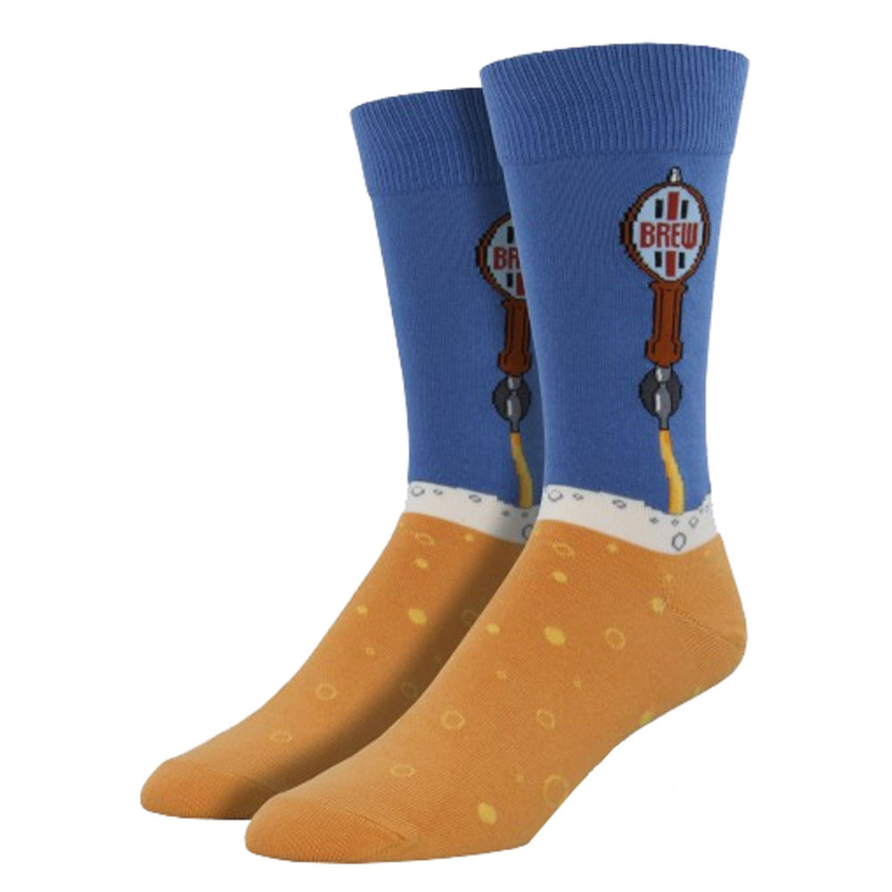 Socksmith Men's Crew Socks Tapatio Hot Sauce - Purple Leopard Boutique
