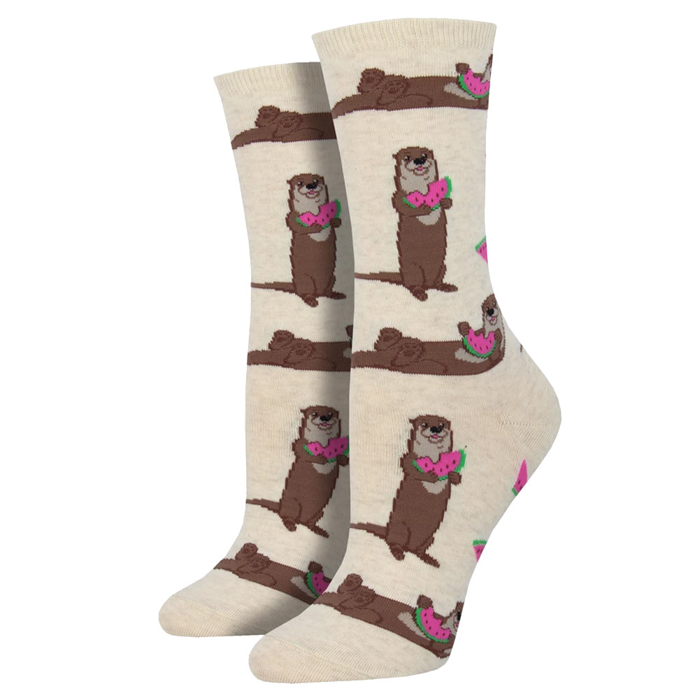 SIGNIFICANT OTTER WOMEN'S SOCKS | PURPLE LEOPARD BOUTIQUE