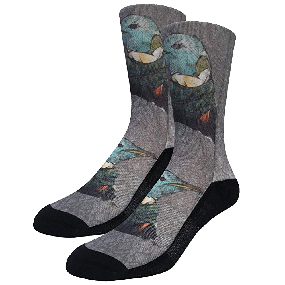 MEN'S CROW TROUSER CREW SOCKS | PURPLE LEOPARD BOUTIQUE