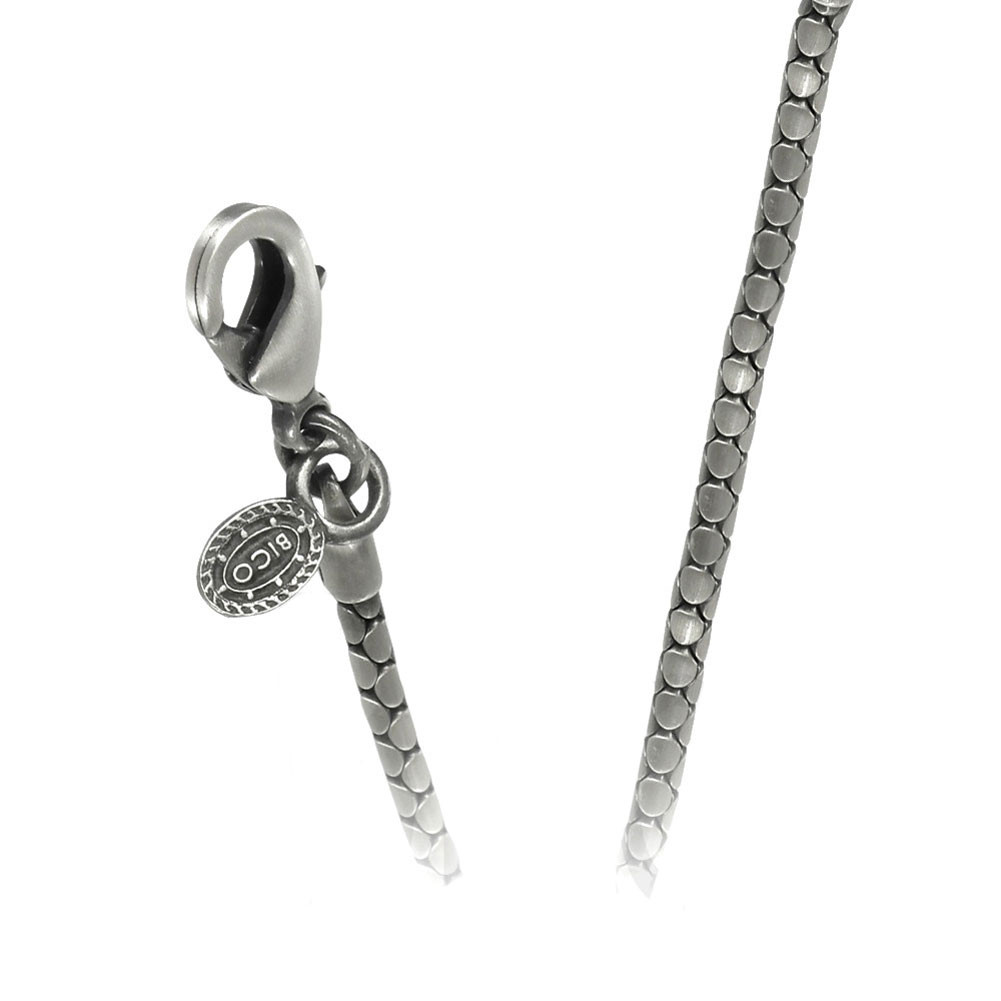 Bico Pacific Pewter Stylus Chain Necklace F94 - Purple Leopard Boutique