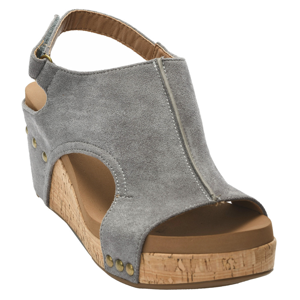 CORKYS FOOTWEAR CARLEY WEDGE | PURPLE LEOPARD BOUTIQUE