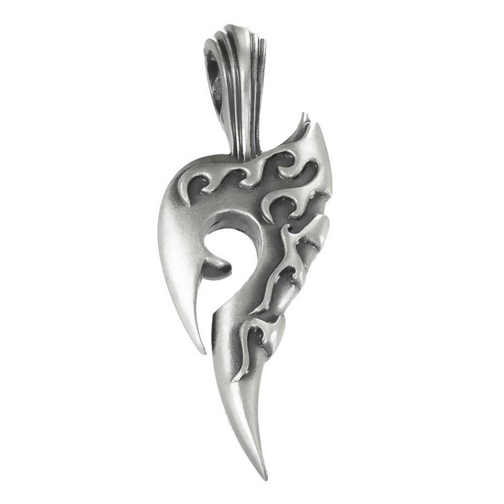BICO Australia Tribal Surf Pewter Jewelry Red Flower Pendant B220R ...