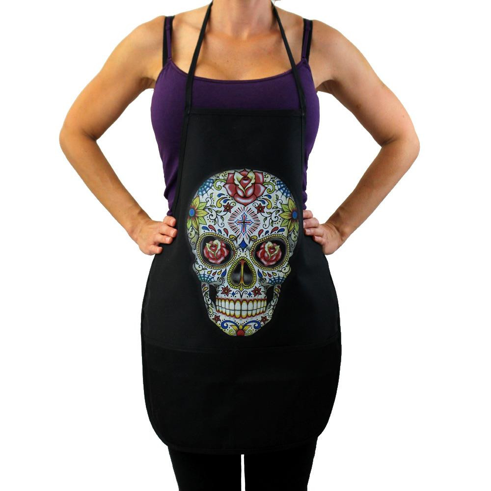 Attitude Aprons Garlicaholic Blue One Size - Purple Leopard Boutique