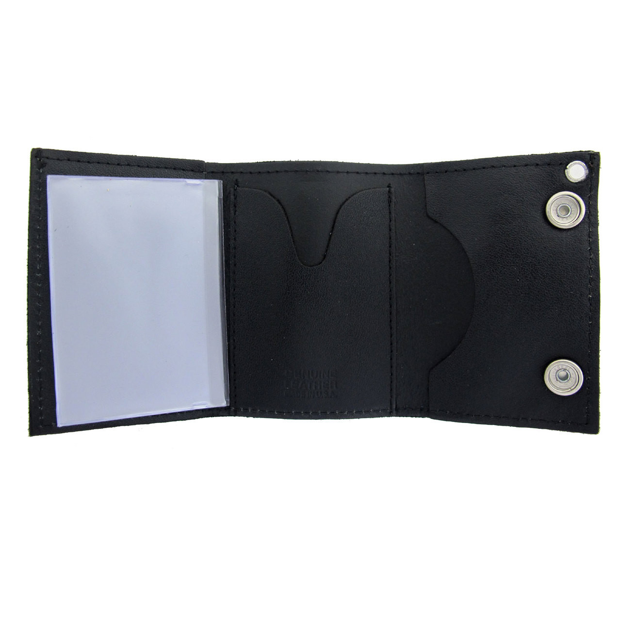Blue Flame Leather Wallet