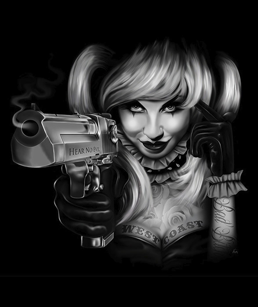 Head Noise Pin Up Girl Portrait by Carissa Rose Canvas Giclee - Purple ...