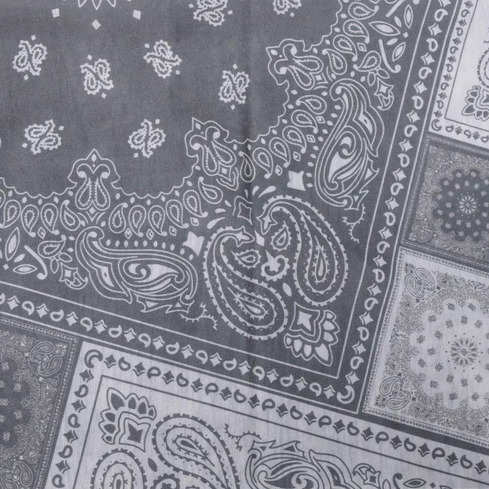 GRAY BANDANA INFINITY HEADBAND | PURPLE LEOPARD BOUTIQUE