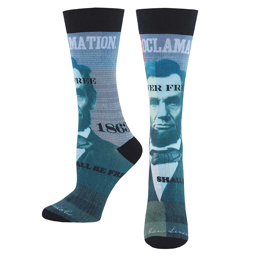 PRESIDENT ABRAHAM LINCOLN SOCKS | PURPLE LEOPARD BOUTIQUE