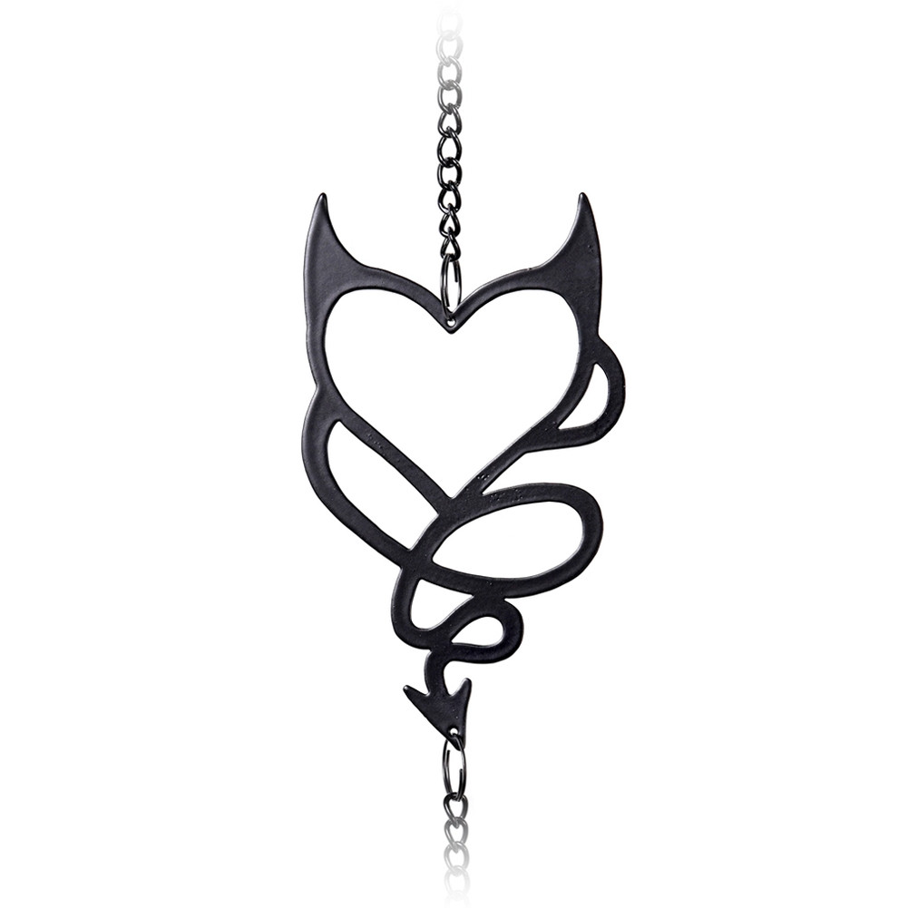 DEVIL HEART HANGING DECORATION | PURPLE LEOPARD BOUTIQUE