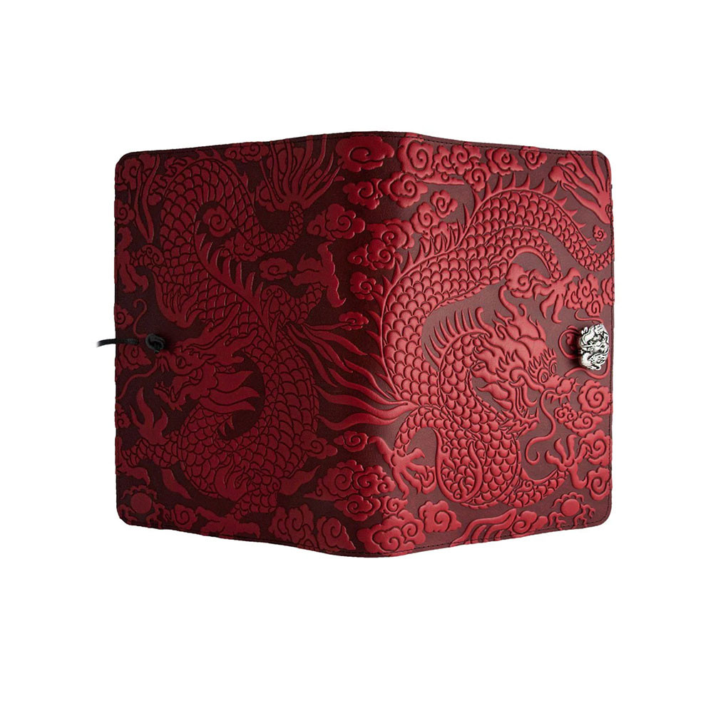 HANDMADE DRAGON LEATHER JOURNAL | PURPLE LEOPARD BOUTIQUE