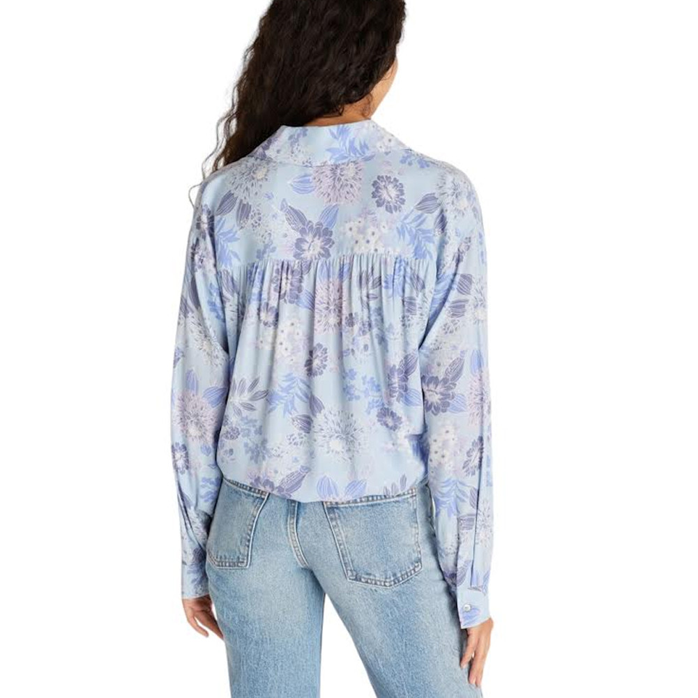 Z SUPPLY RUBY FLORAL LONG SLEEVE TOP | PURPLE LEOPARD BOUTIQUE