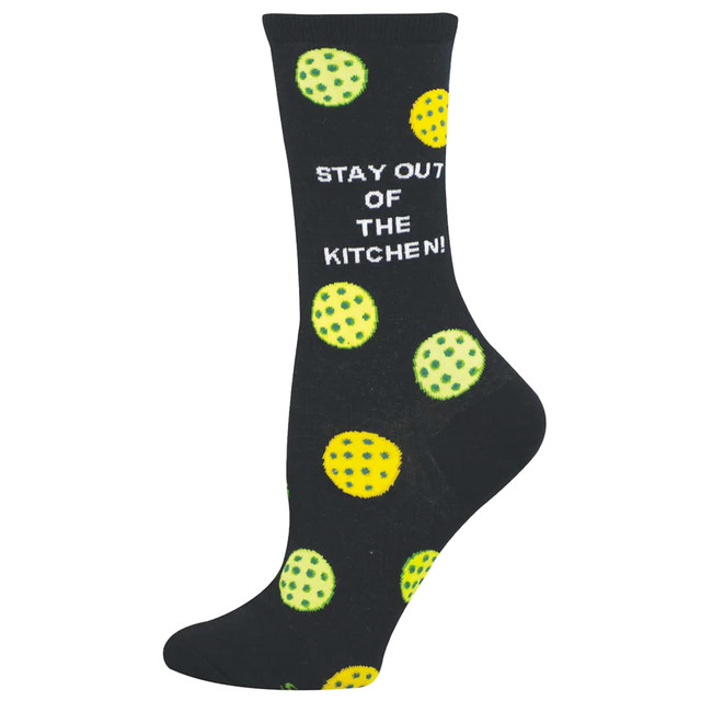STAY GROOVY WOMEN'S CREW SOCKS | PURPLE LEOPARD BOUTIQUE