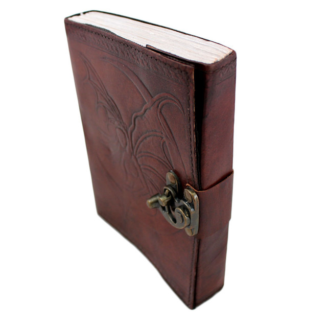 Brown Moon Goddess Embossed Leather Journal Book Diary Notebook ...