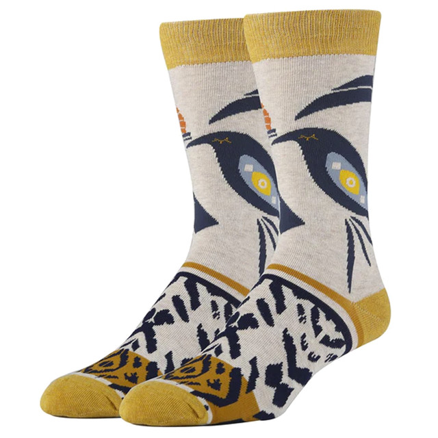 MEN'S CROW TROUSER CREW SOCKS | PURPLE LEOPARD BOUTIQUE