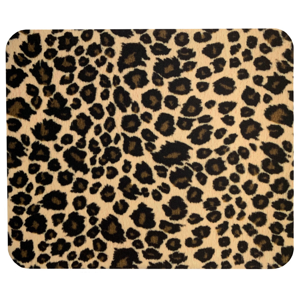 LEOPARD PRINT AND GLITTER MOUSEPAD | PURPLE LEOPARD BOUTIQUE