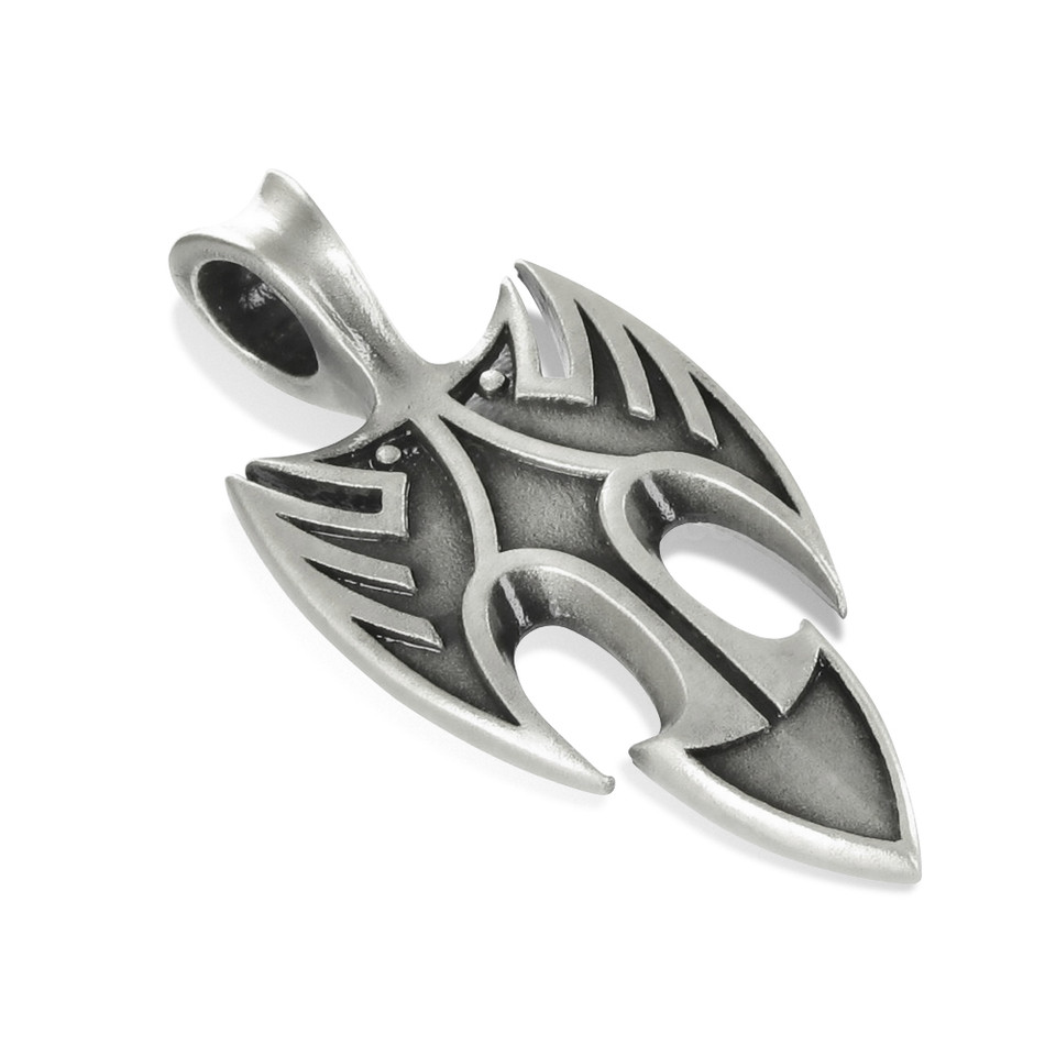 BICO Australia Tribal Surf Pewter Jewelry Red Flower Pendant B220R ...