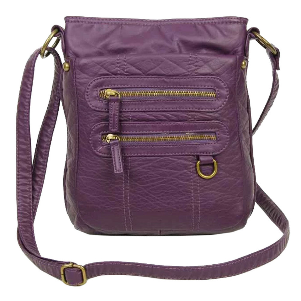 PURPLE CROSSBODY POUCH TRAVEL BAG | PURPLE LEOPARD BOUTIQUE