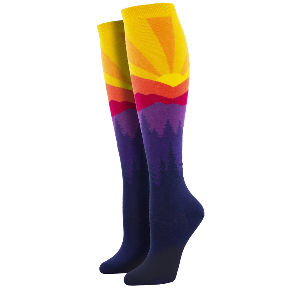 ALIEN SPACE AGE KNEE HIGH SOCKS | PURPLE LEOPARD BOUTIQUE