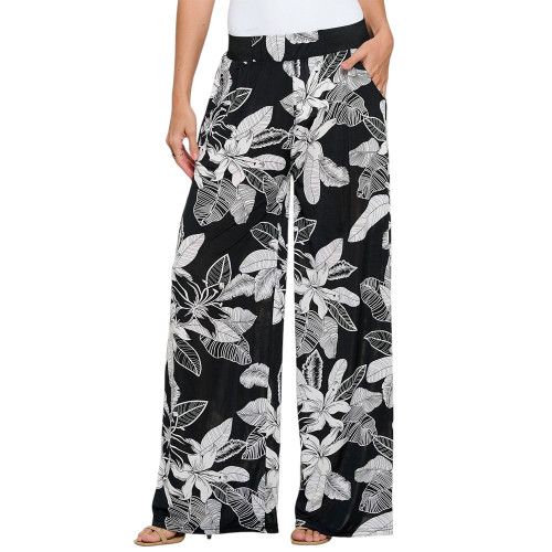 MAGIC PANTZ WIDE LEG PANTS | PURPLE LEOPARD BOUTIQUE