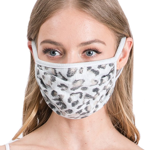 LEOPARD PRINT REUSABLE FACE MASK | PURPLE LEOPARD BOUTIQUE