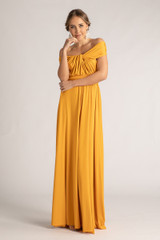 Classic Multiway Infinity Dress in Pastel Yellow - Evening Dresses ...