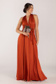 Classic Multiway Infinity Dress in Rust - Evening Dresses | ModelChic