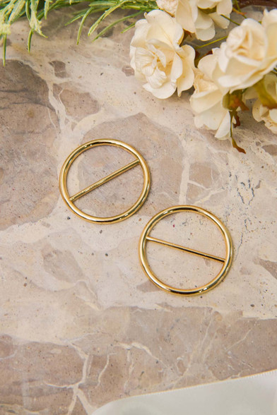 Small Gold Buckles - Pair For Sale Online - Accessories | Model Chic