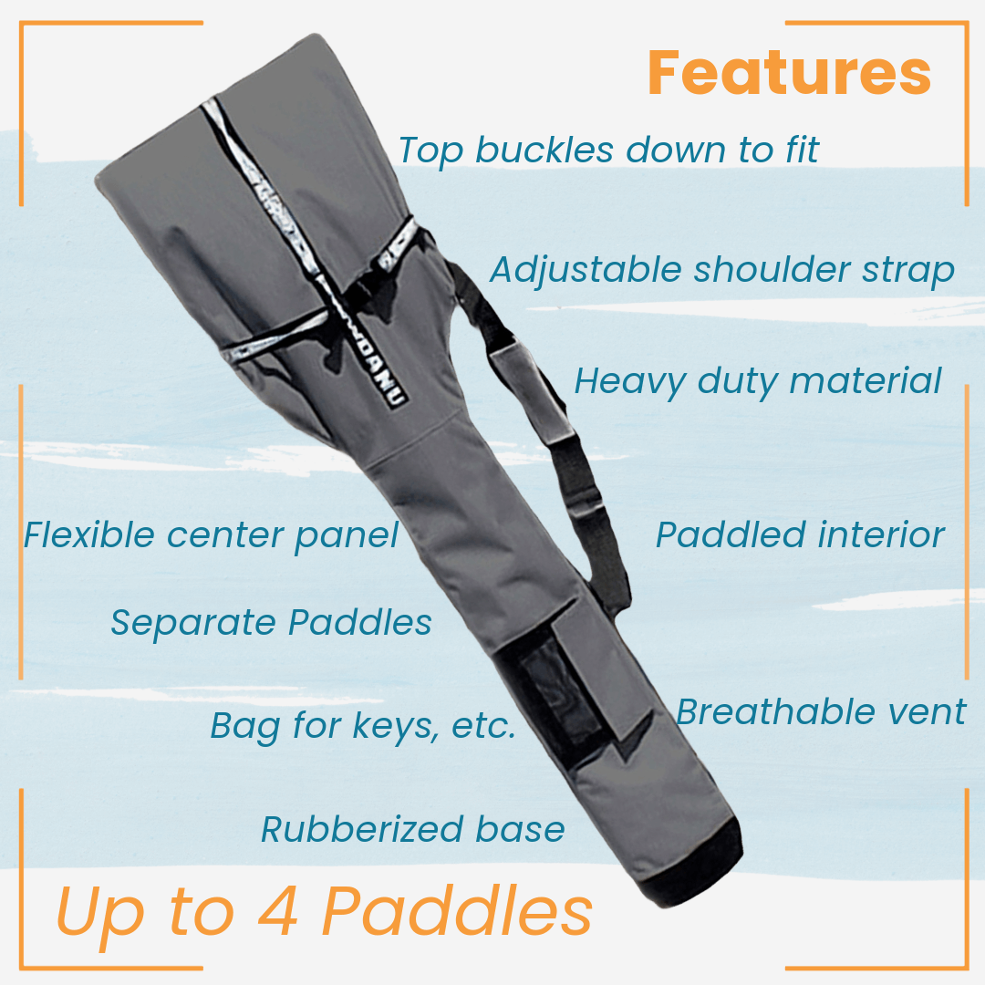 Adjustable Paddle Bag for Kayak and Canoe Paddles